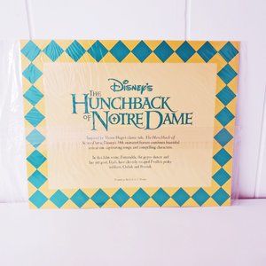 Disney | Wall Decor | Disney Vtg Small Hunchback Notre Dame Lithograph ...